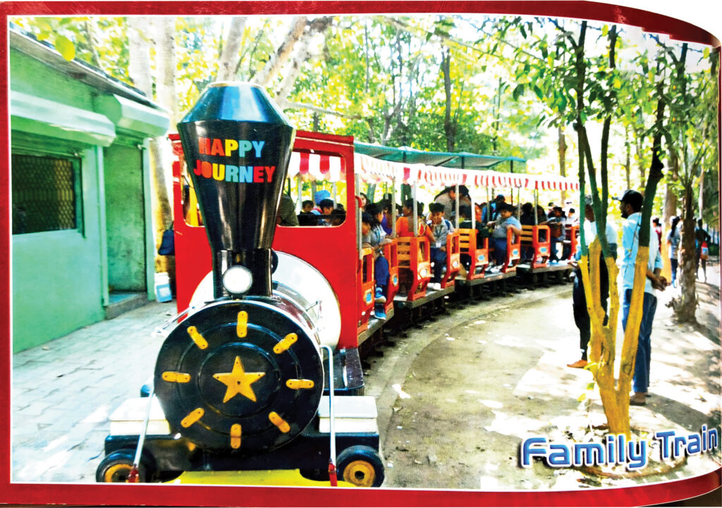 Family Train Ride at Tirupati Rushivan Adventure Park